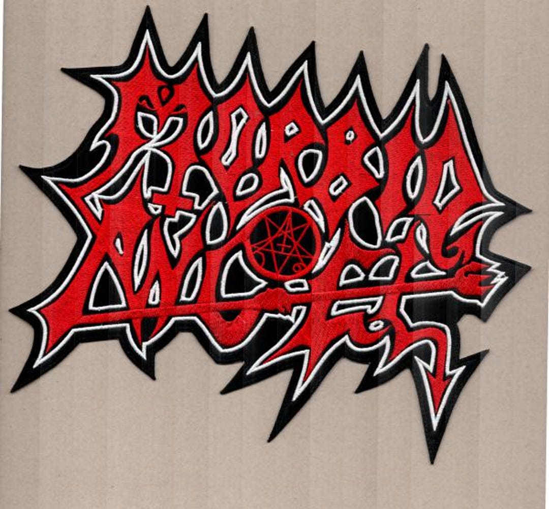 Morbid Angel White Red Logo Backpatch - Etsy