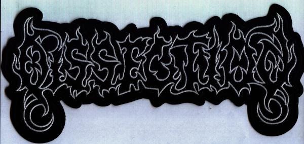 Dissection White Logo Back Patch - Etsy