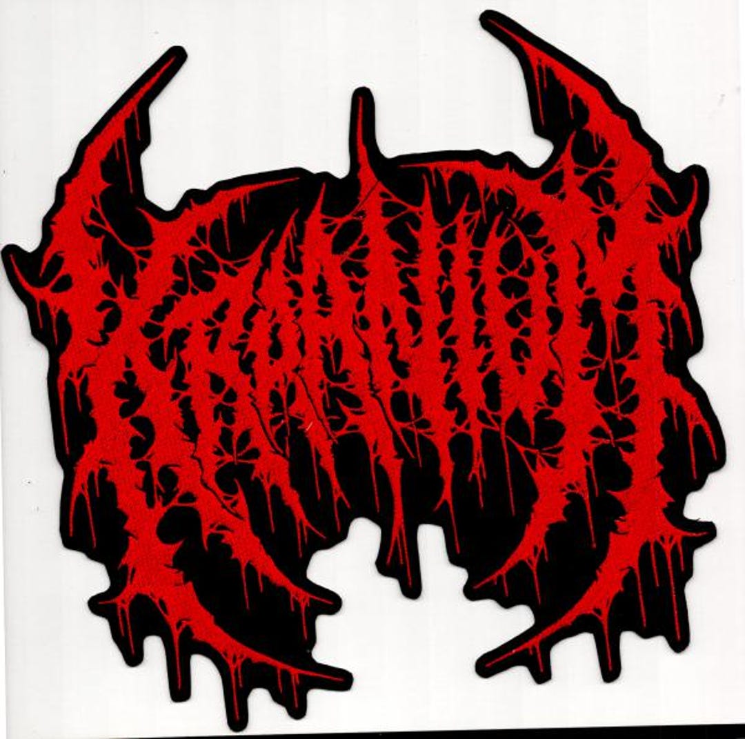 Kraanium Red Logo Back Patch - Etsy