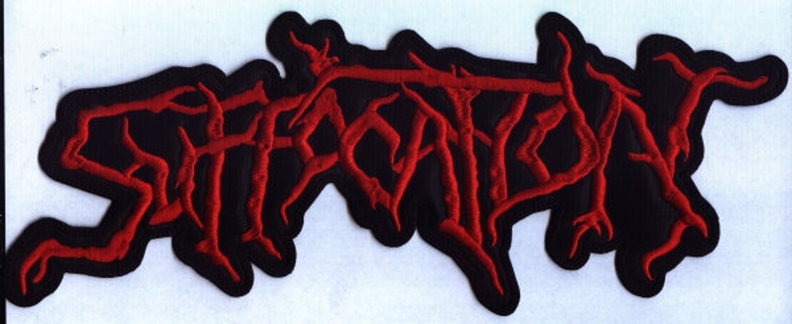 Suffocation Red Logo Back Patch - Etsy