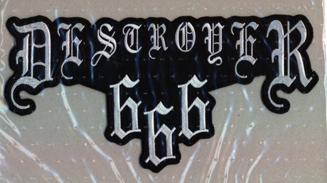 Deströyer 666 Old Logo Backpatch - Etsy
