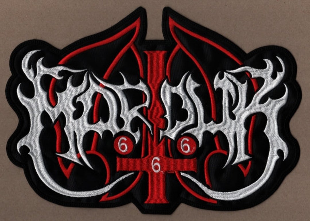 Marduk Red White Old Logo Back Patch - Etsy