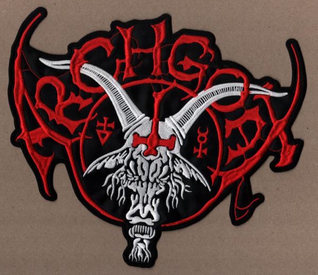 Archgoat - White Red Logo Back Patch - Etsy