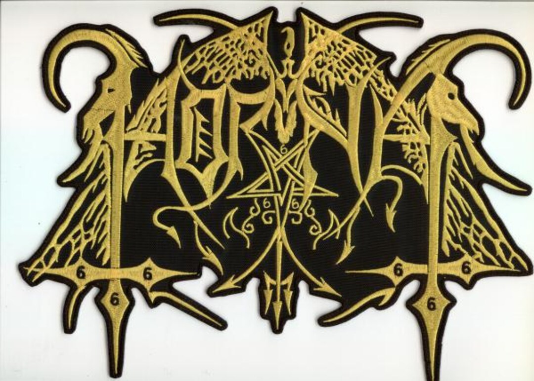 Horna - Yellow Logo Contour Back Patch - Etsy