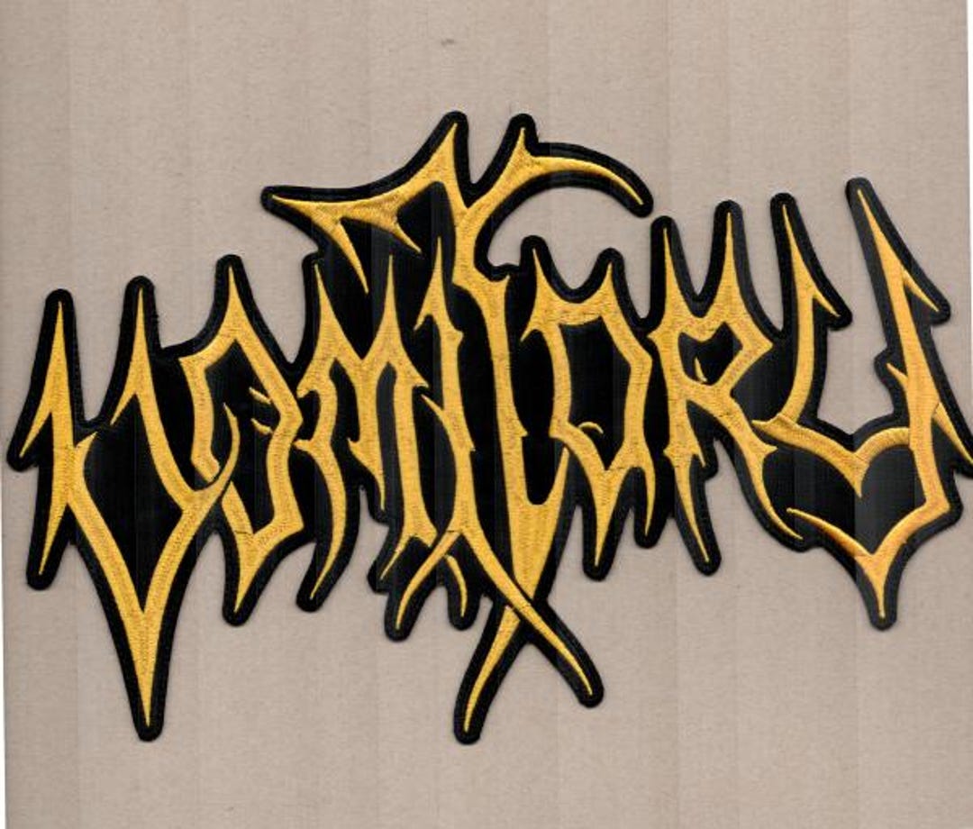 Vomitory - Yellow Logo Back Patch - Etsy