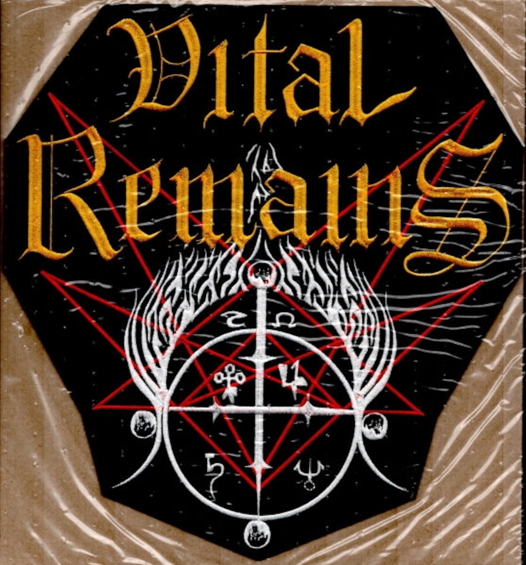 Vital Remains Colored Shield Logo Back Patch - Etsy