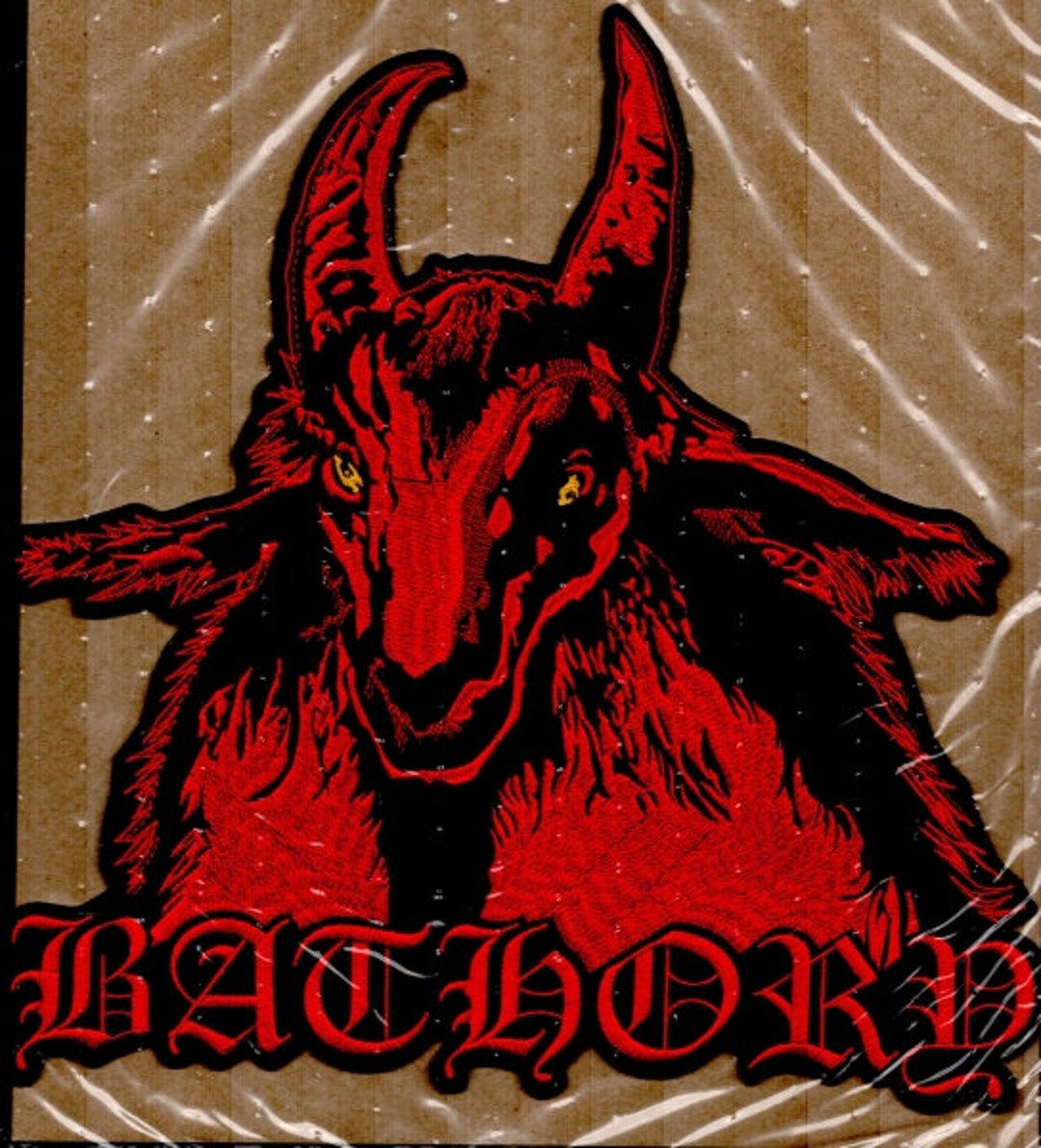 Bathory Red Goat & Red Logo Bottom Back Patch - Etsy