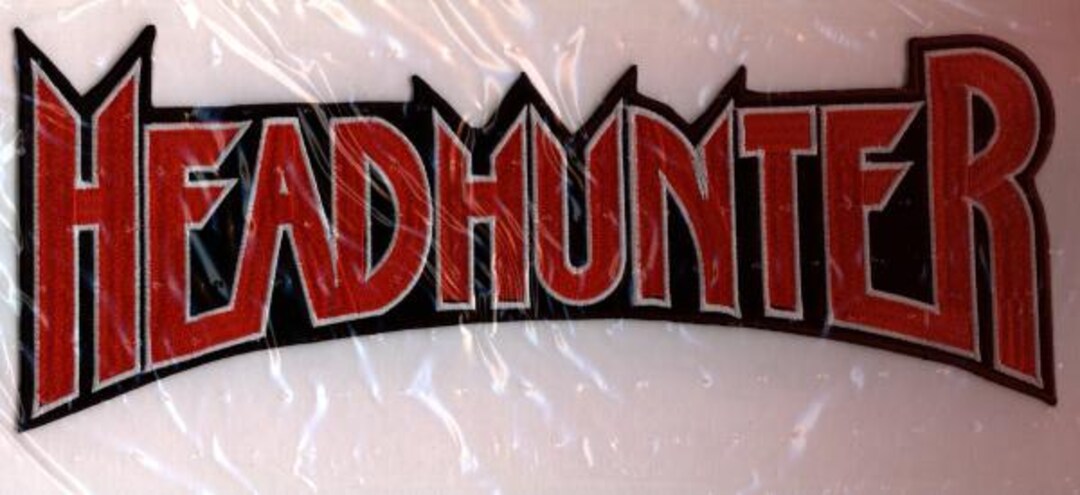 Headhunter Red White Logo Back Patch - Etsy