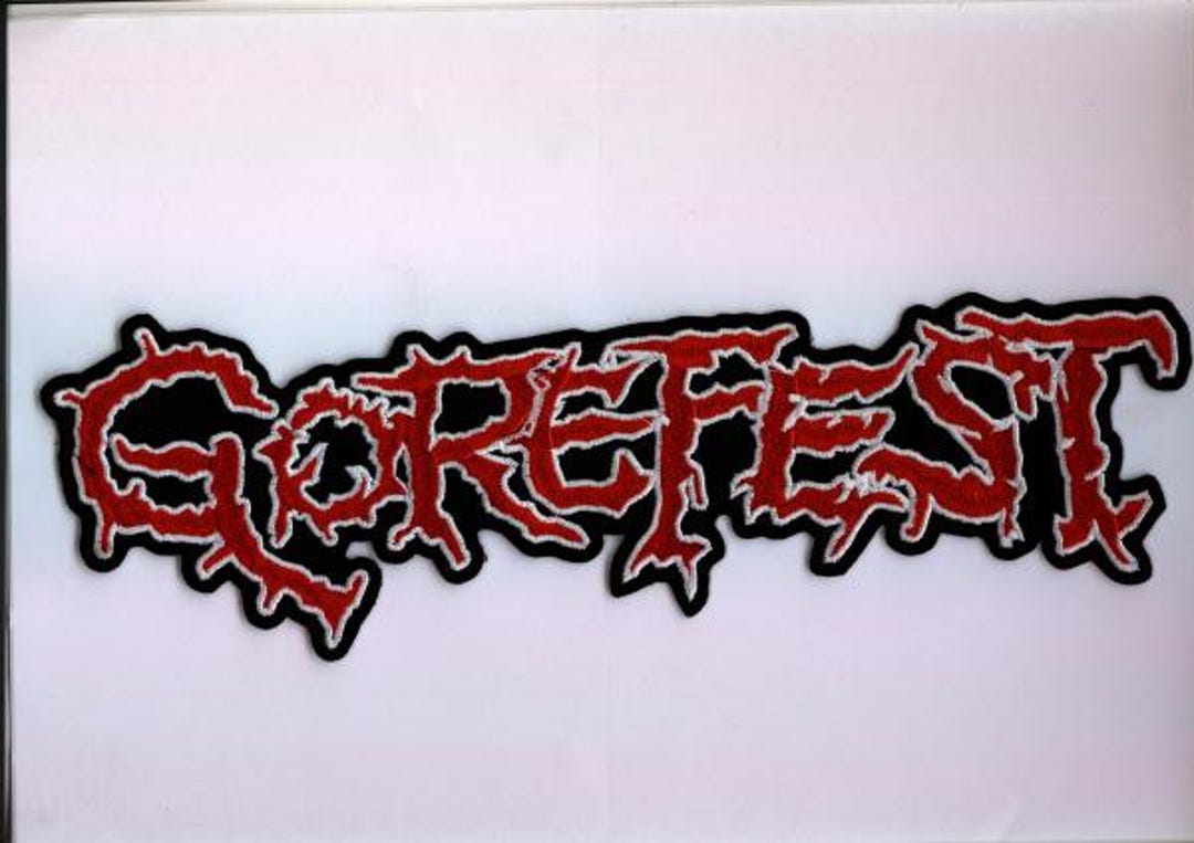 Gorefest Red White Logo Back Patch - Etsy