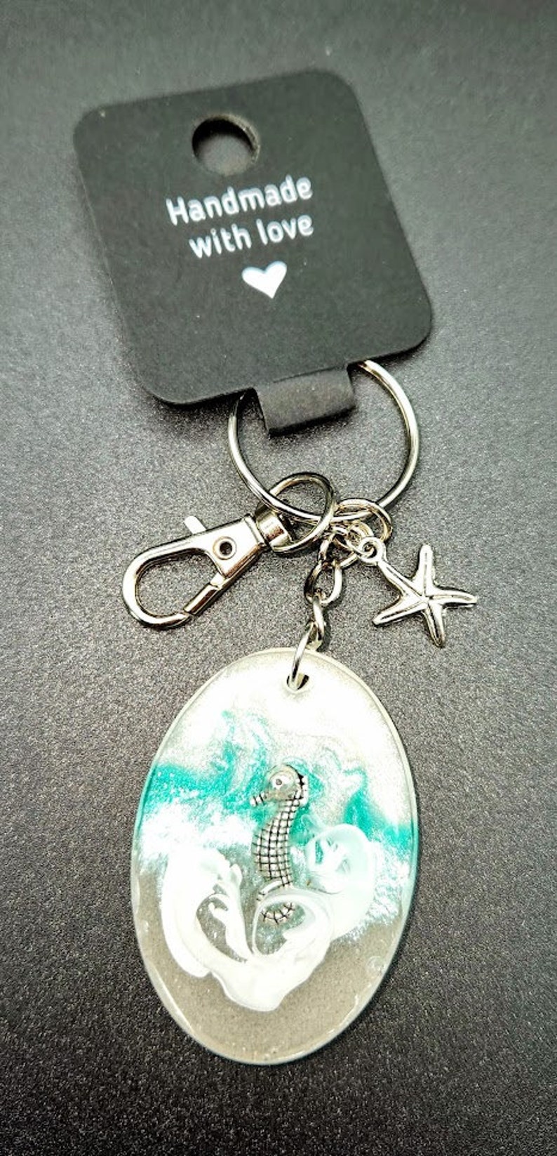 Seashell Key Chain, Gifts for Teen Girls, Beach Lover Gift, Sea Keychain, Sea Turtle, Beach ...