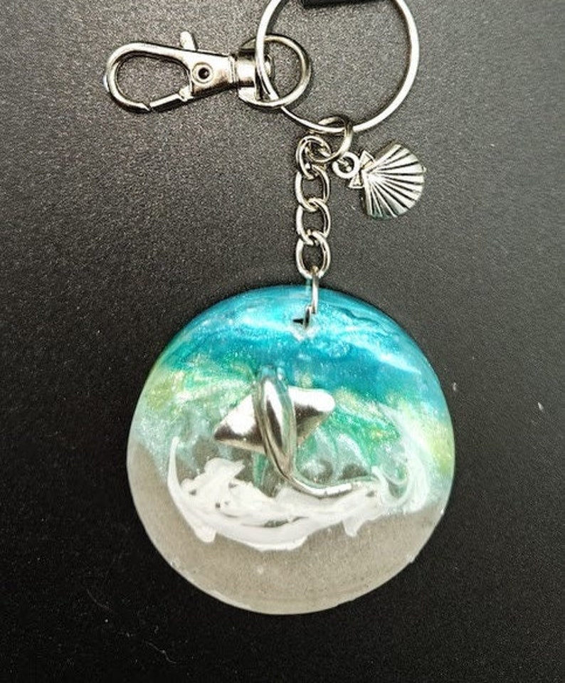Seashell Key Chain, Gifts for Teen Girls, Beach Lover Gift, Sea Keychain, Sea Turtle, Beach ...
