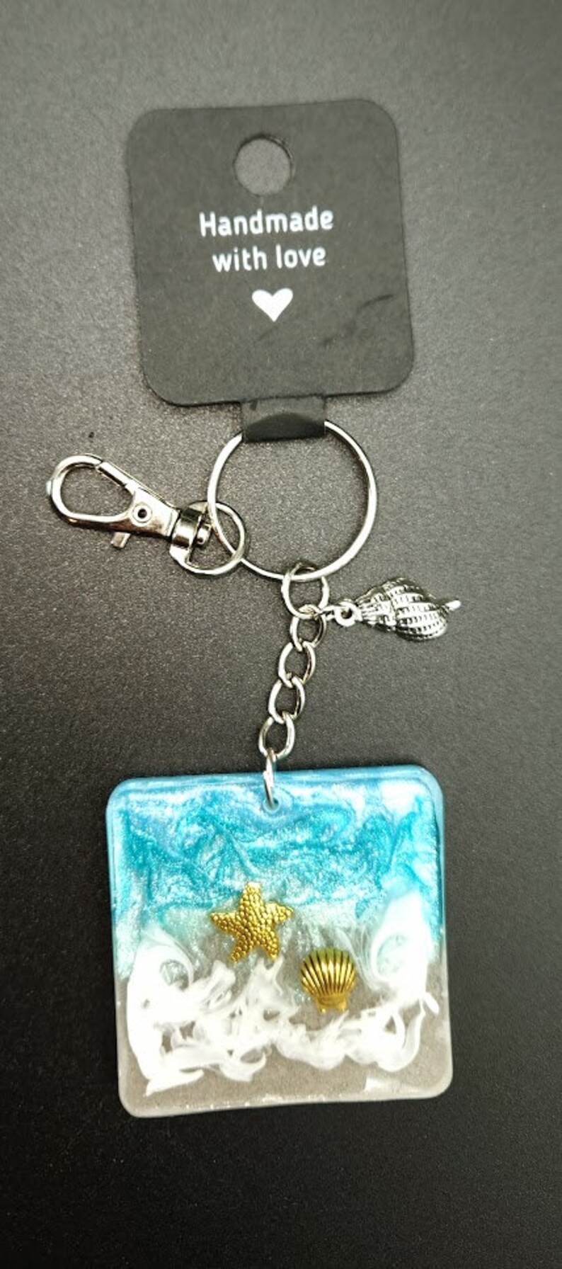 Seashell Key Chain, Gifts for Teen Girls, Beach Lover Gift, Sea ...