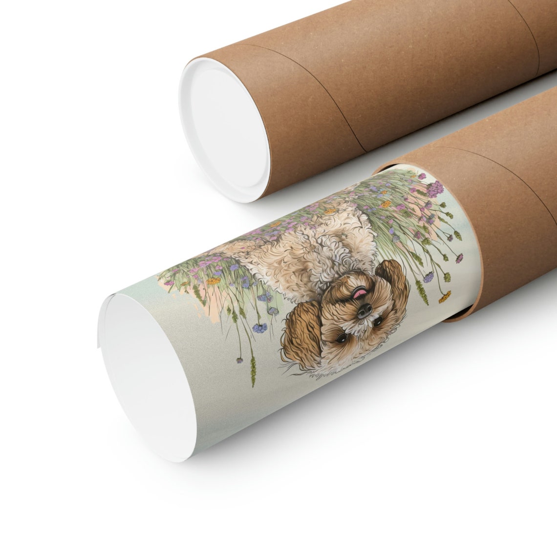 Cavapoo Dog Artwork With Poem | Multiple Sizes | Home Decor | Gift for ...