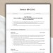 Australian Format Resume Template for MS Word and Pages With Digital ...