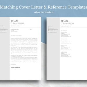 Simple Resume Template, Australian Cv Resume, ATS Friendly Cv ...