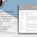 Australian CV Template, Simple Resume Format, Professional CV Design - Etsy