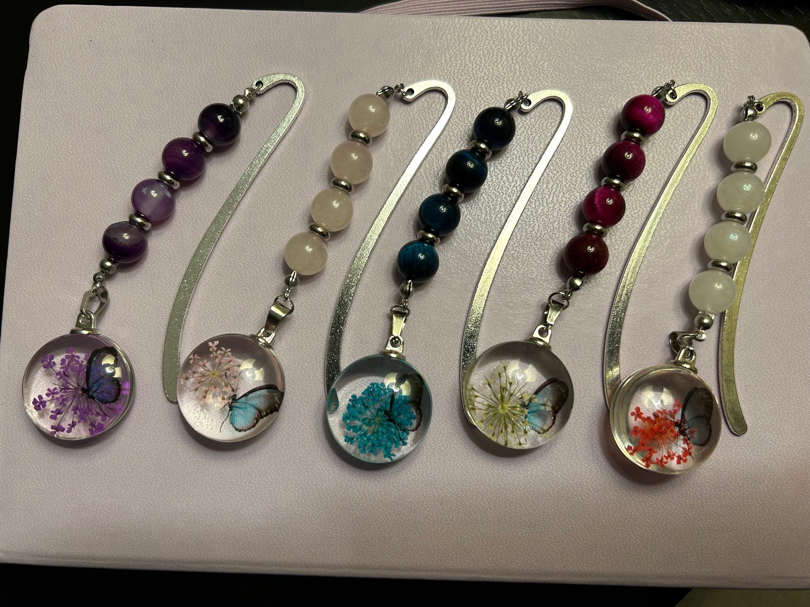 Handmade Natural Stone Bookmarks - Etsy