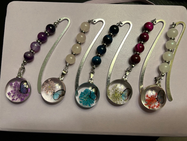 Handmade Natural Stone Bookmarks - Etsy