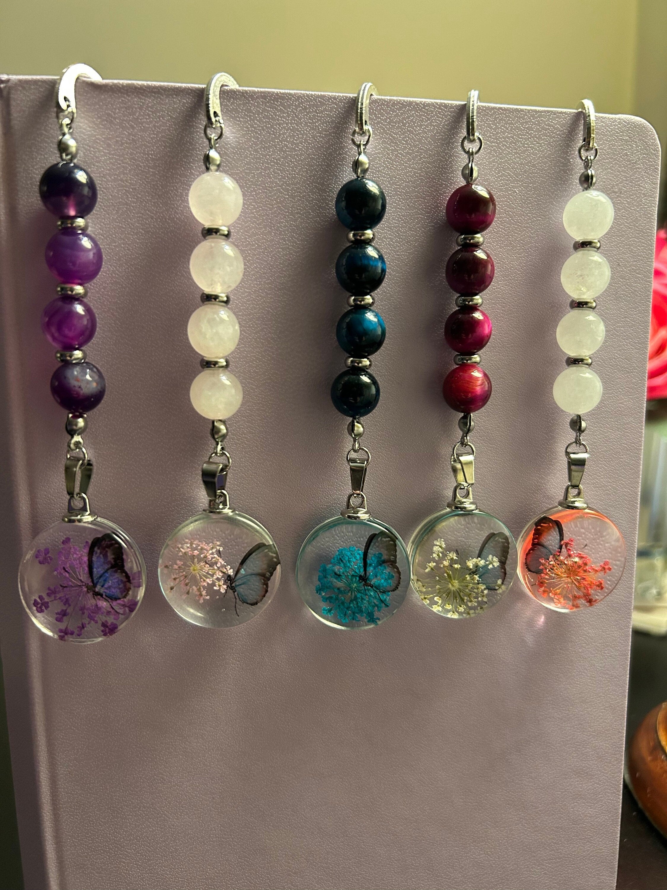 Handmade Natural Stone Bookmarks - Etsy