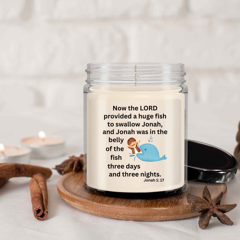 The Teachings of Jonah Candle, Jonah and the Whale Candle, Jonah and ...
