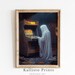 Spooky Ghost Arcade Game Print | Retro Halloween Decor (digital ...
