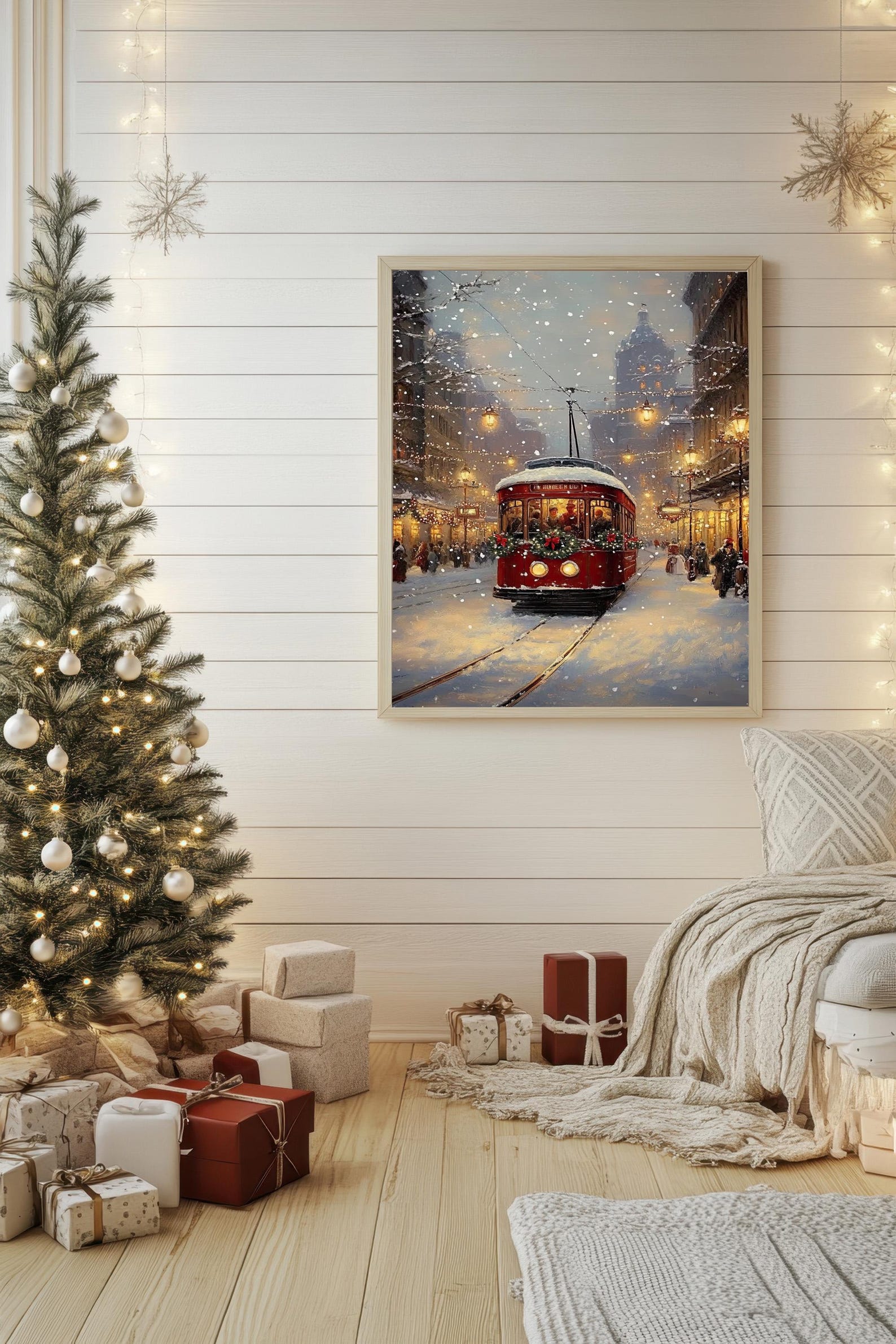 Vintage Christmas Gallery Wall Art Prints, Set of 8 (digital Download ...