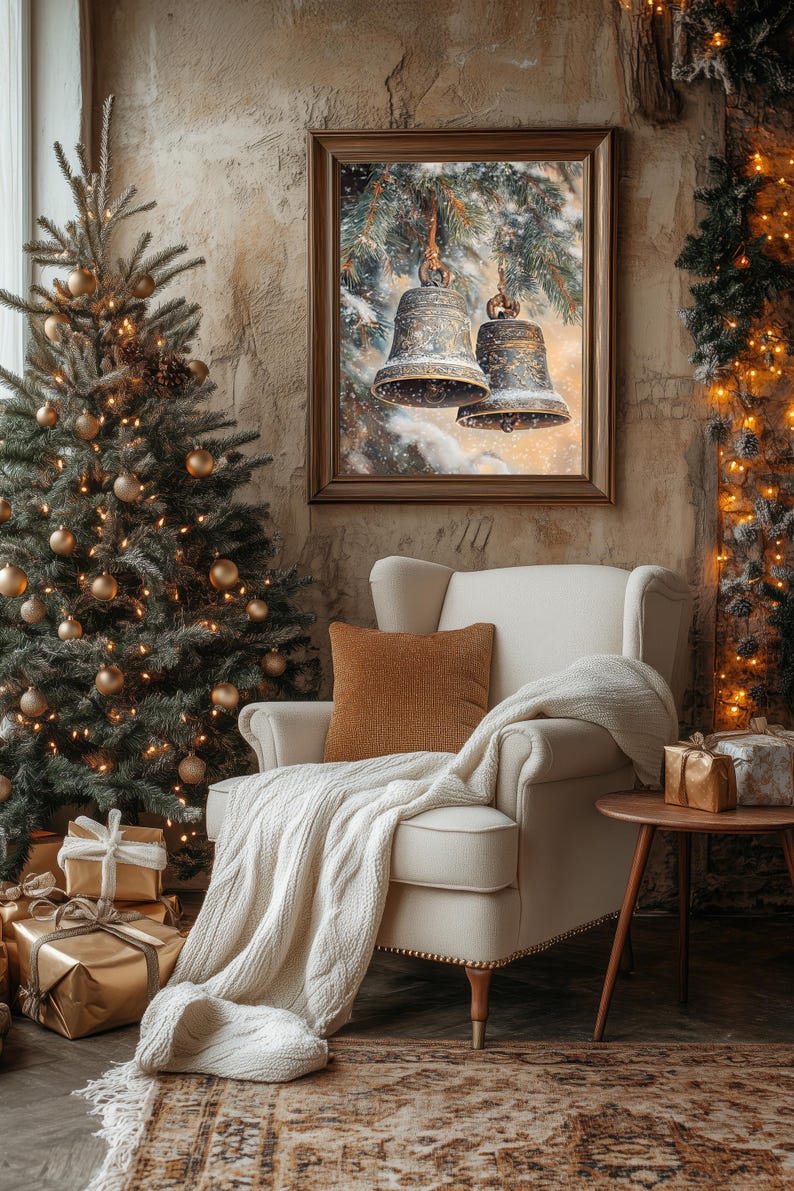 Vintage Christmas Gallery Wall Art Prints, Set of 8 (digital Download ...