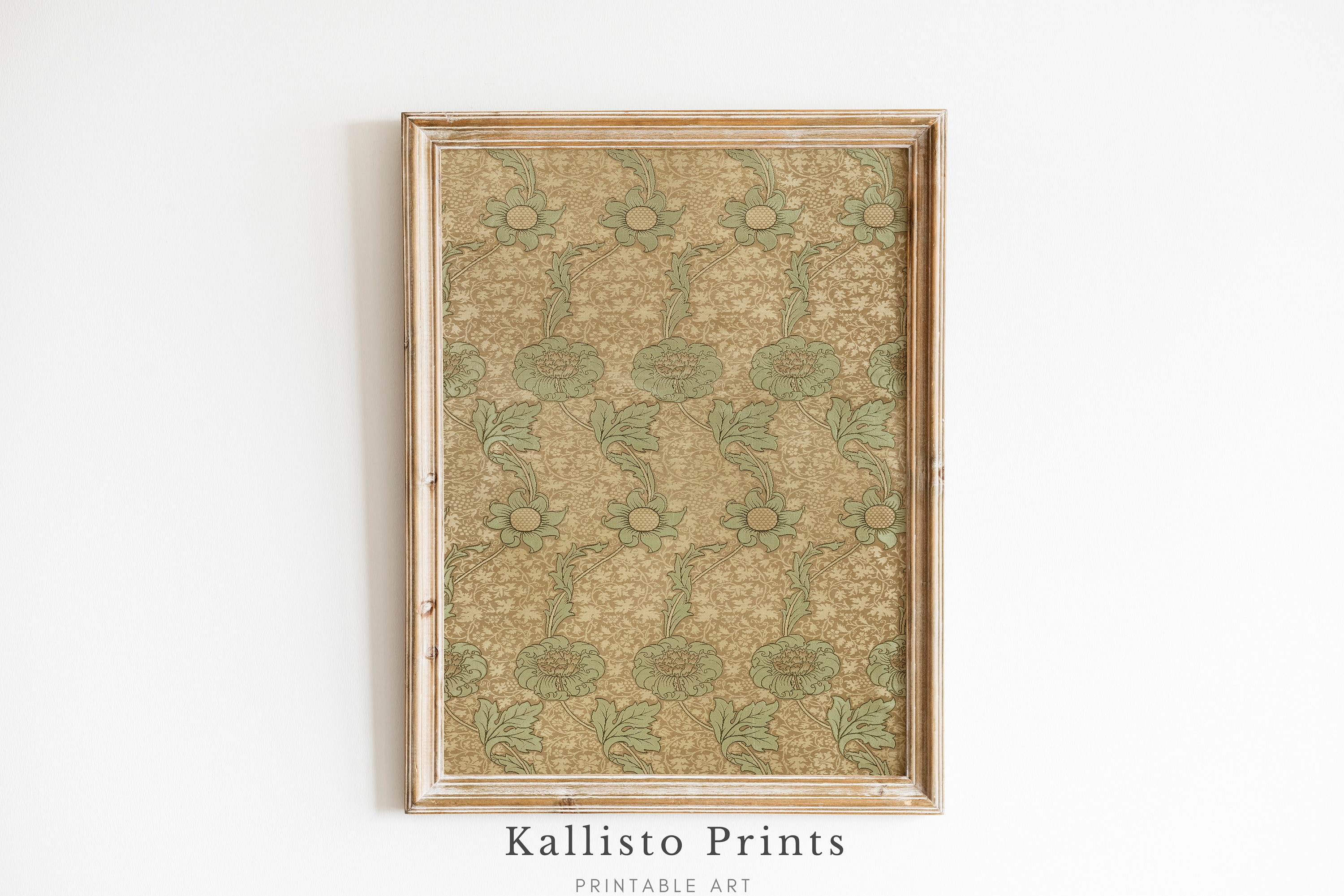 Victorian Floral Pattern Printable, Classic Wallpaper Design Art ...