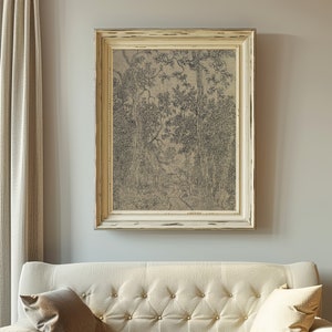 Rustic Forest Path Etching Printable, Vintage Woodland Sketch Art ...