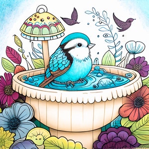 A Whimsical Forest - Coloring Book for Adults, Kids, Coloring Pages ...