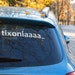 Social Media Vinyl Stickers | Custom Social Media Decal | Car Window ...