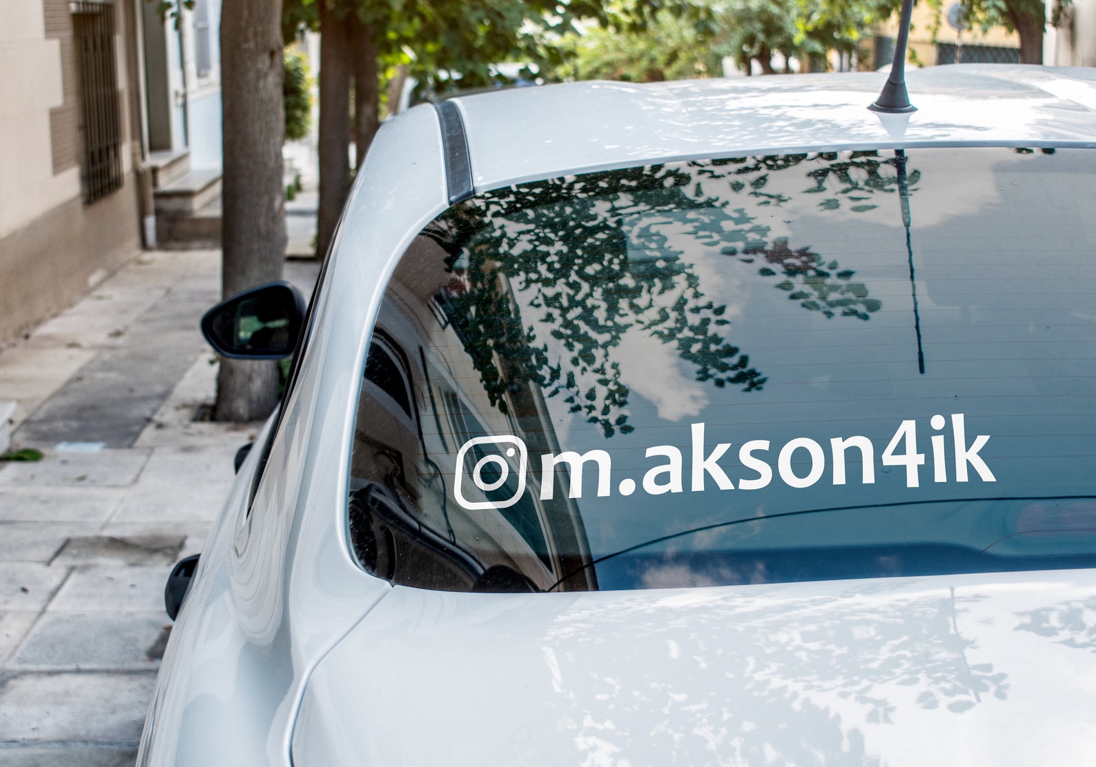 Social Media Vinyl Stickers | Custom Social Media Decal | Car Window ...