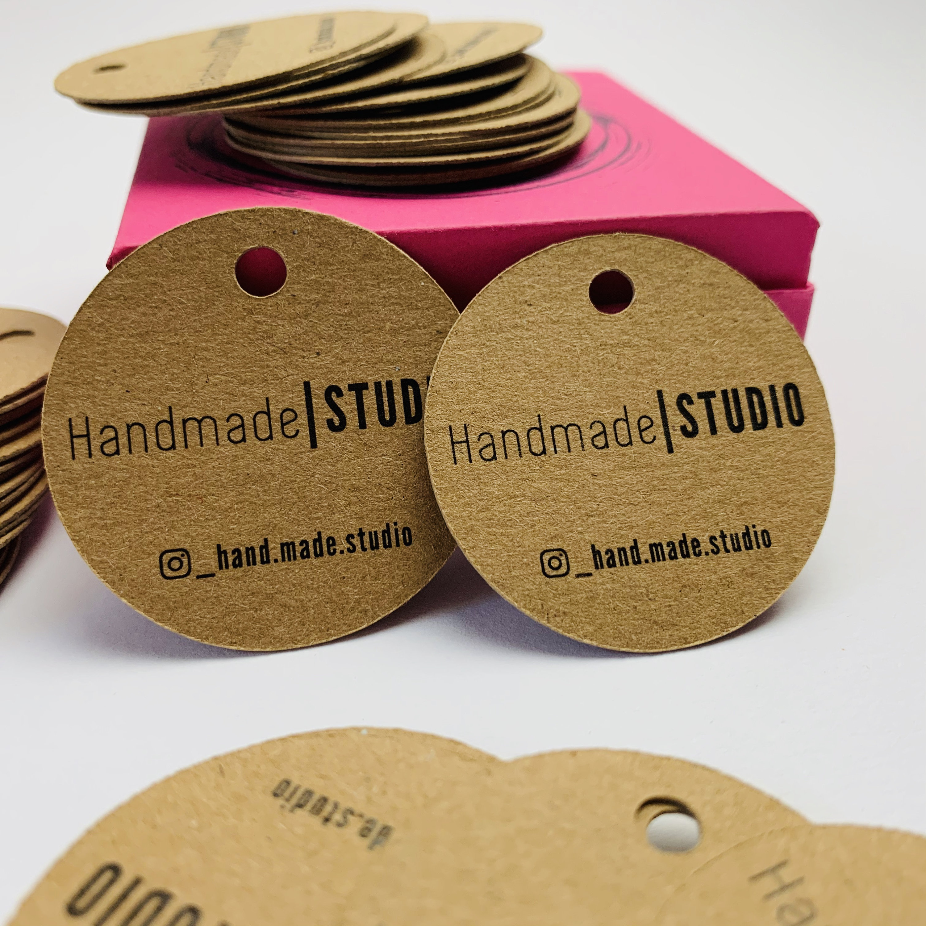 Custom Craft Tags, Personalised Tags, Brown Paper Tags, Business Logo ...