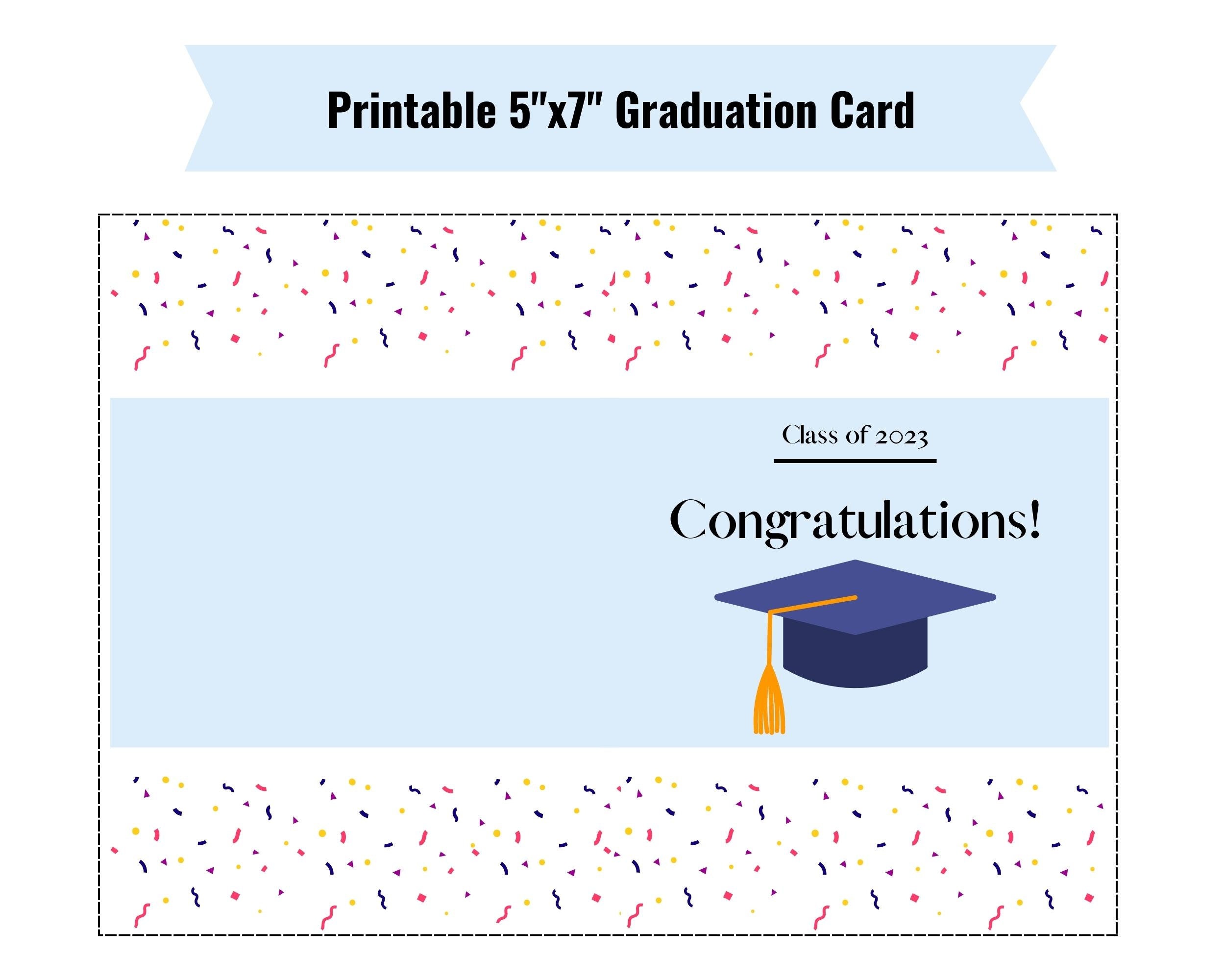 PRINTABLE Graduation Card | Cute Graduation Card | Graduation Gift ...