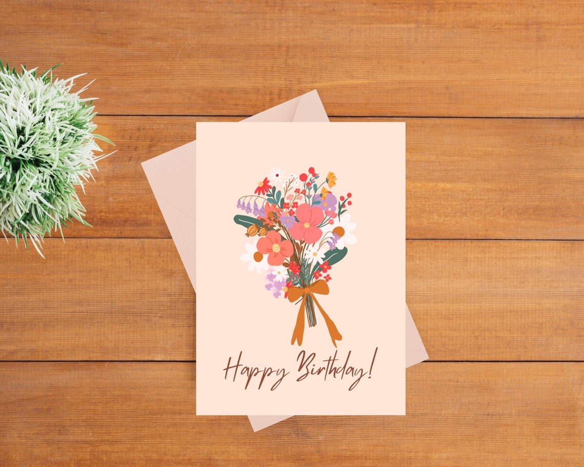 PRINTABLE Birthday Greeting Card Birthday Printable Card - Etsy