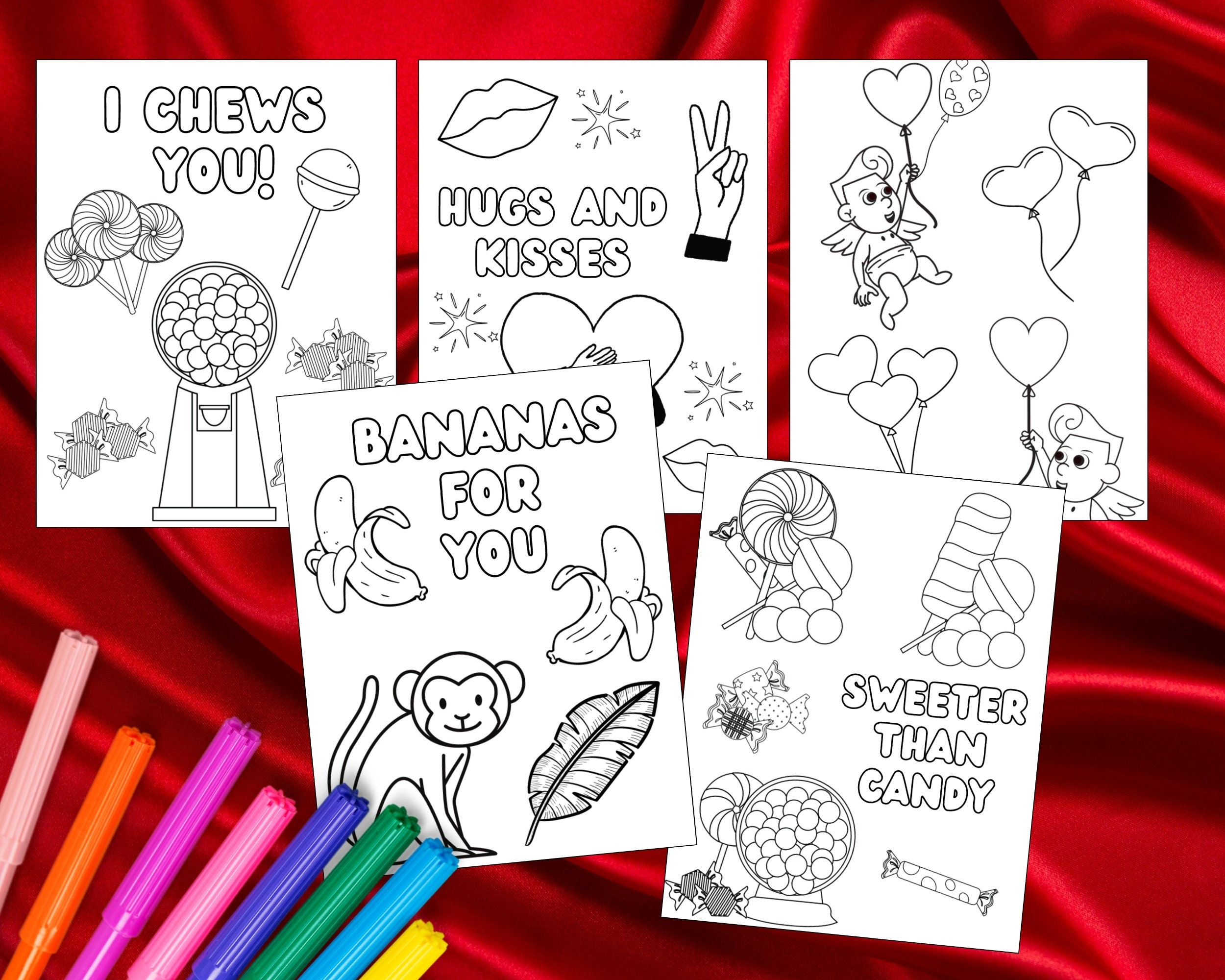 10 Valentines Day Coloring Pages Printable Valentines Day Coloring ...
