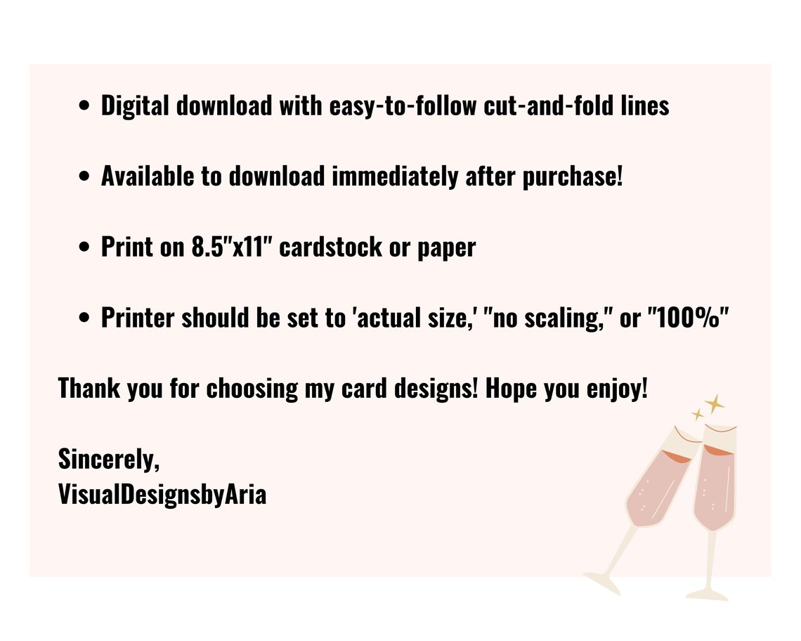 PRINTABLE Engagement Card | Engagement Card Printable | Cute Engagement ...