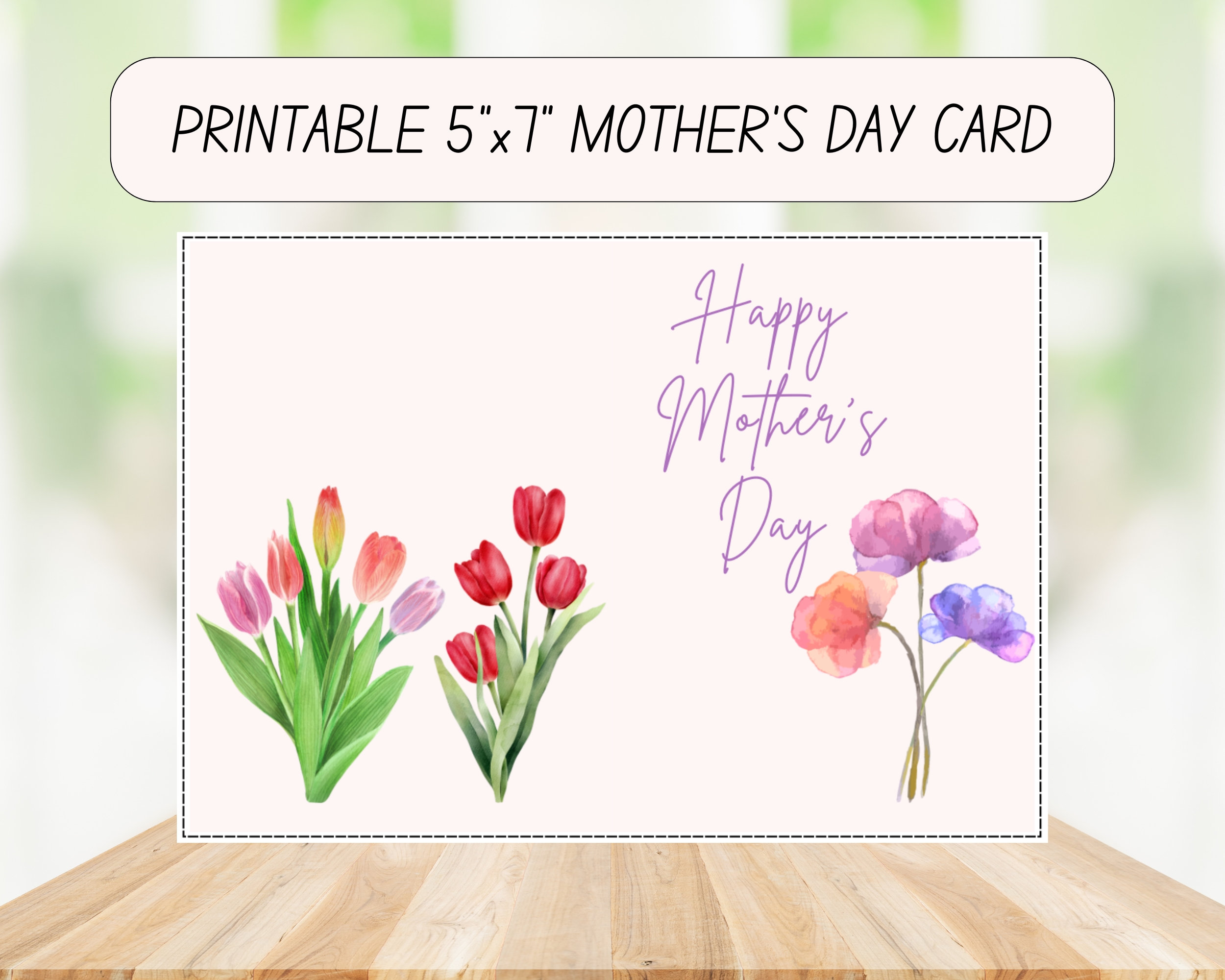 PRINTABLE Mother's Day Card | Mothers Day Card Instant Download | Happy ...