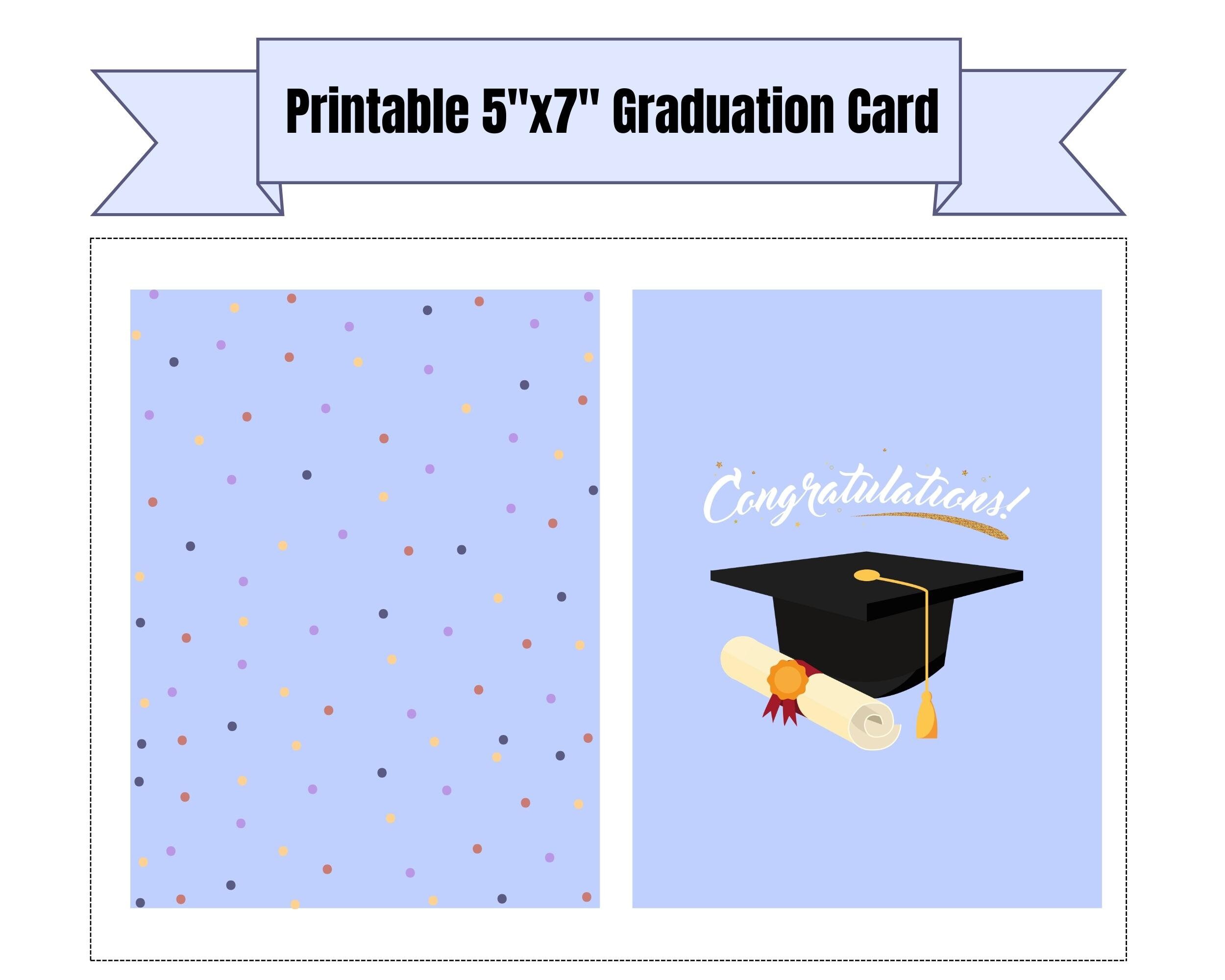 PRINTABLE Graduation Card | Cute Graduation Card | Graduation Gift ...