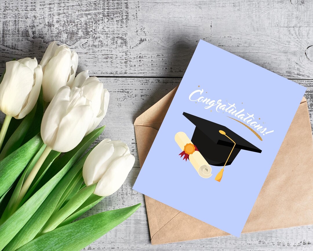 PRINTABLE Graduation Card | Cute Graduation Card | Graduation Gift ...