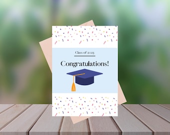PRINTABLE Graduation Card | Cute Graduation Card | Graduation Gift ...