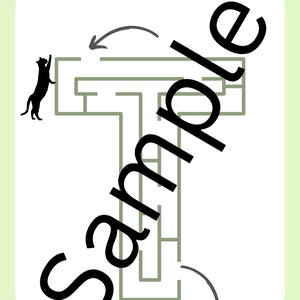 Cat and Mouse Alphabet Maze Chase - Etsy