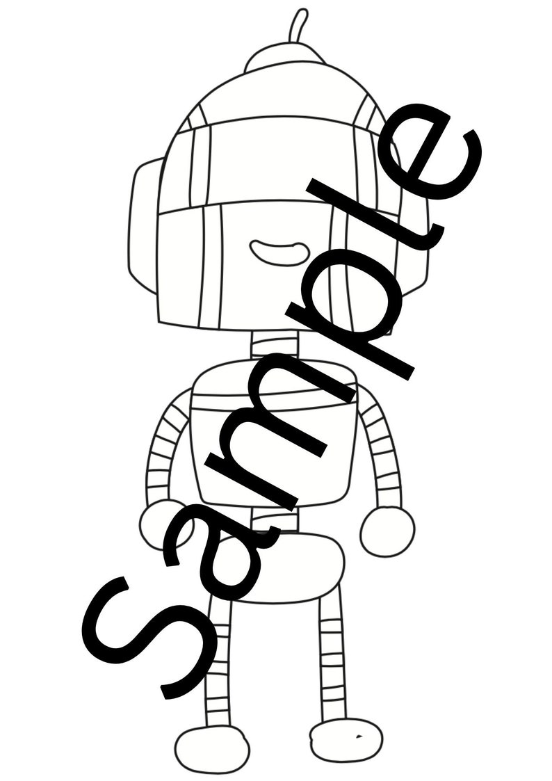 Robot Colouring 50 Pages. Looking for a Colouring Pal to Energise Your ...