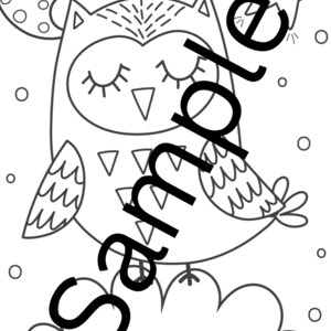 Owl Cute Colouring (21 Pages). Engaging, Adorable, Enjoyable for Kids ...