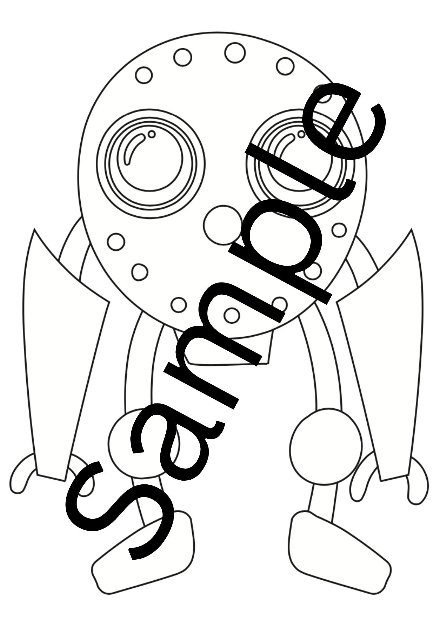 Robot Colouring 50 Pages. Looking for a Colouring Pal to Energise Your ...