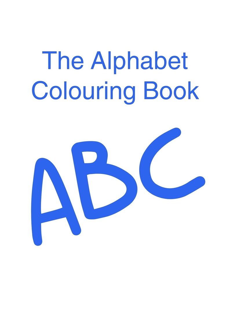 The Alphabet Colouring Book - Etsy