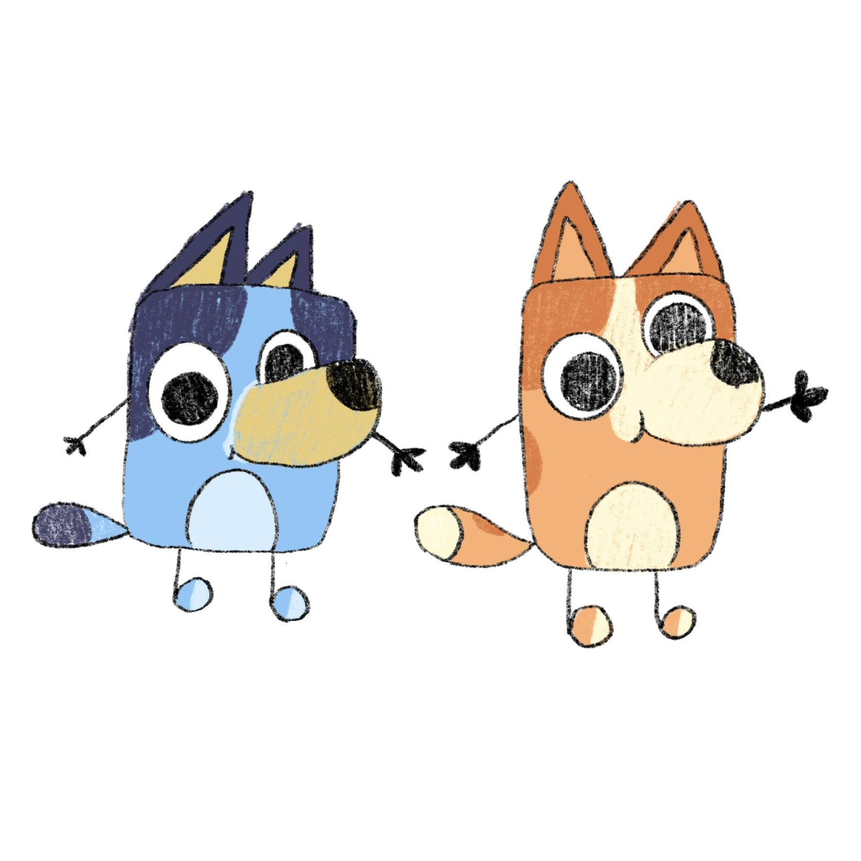 Bluey Stickers - Etsy