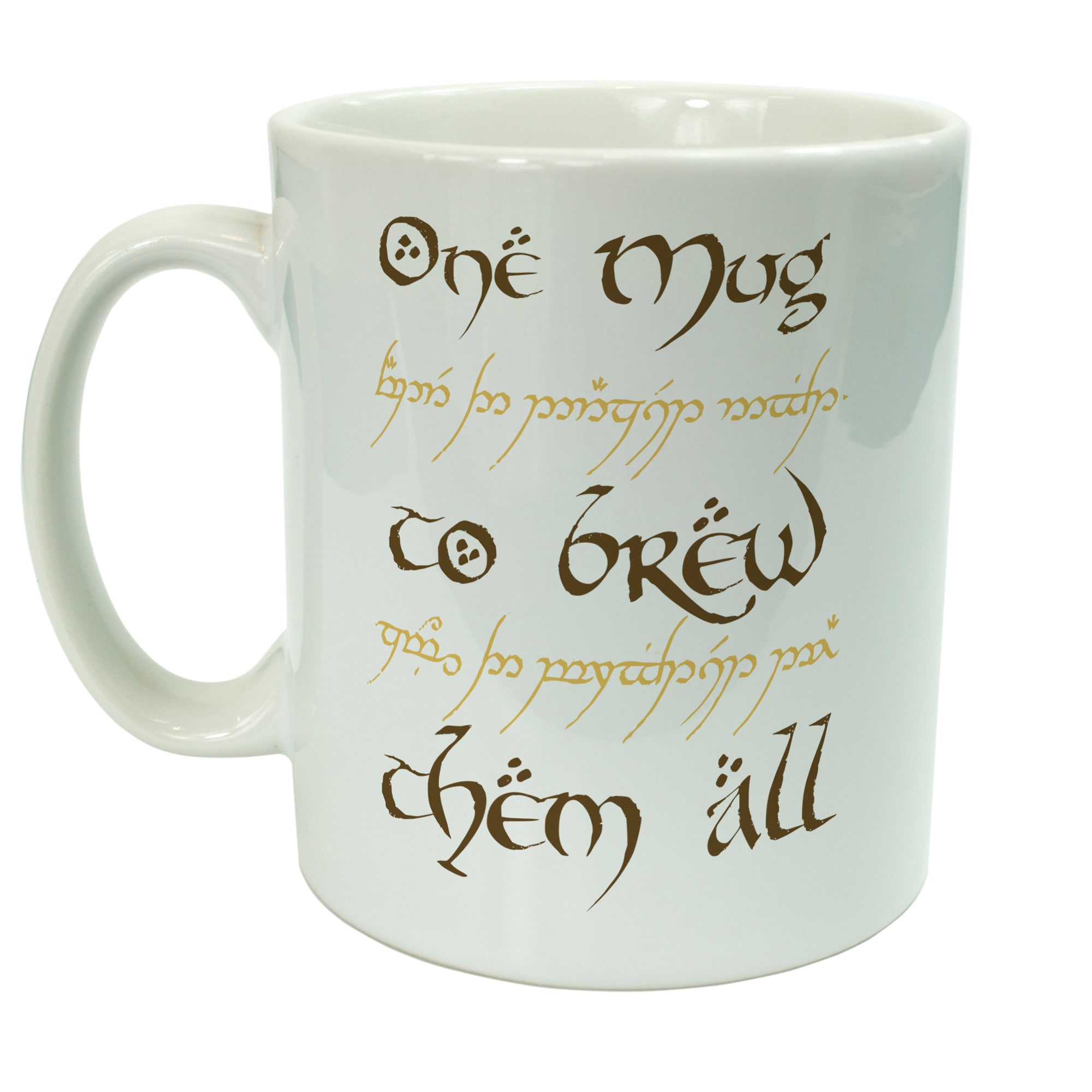 Personalised One Mug to Brew Them All - LOTR Inspired Mug ...