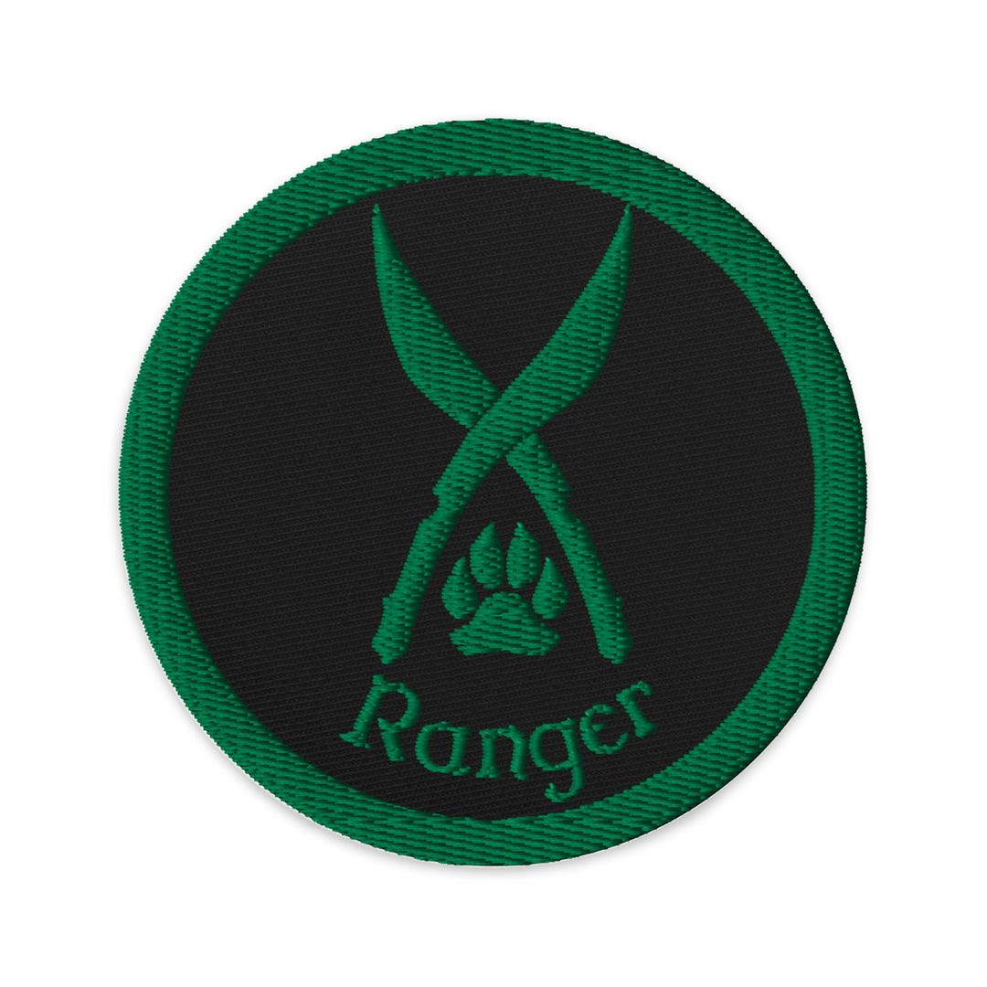 Ranger Dnd Class Embroidered Patch - Dungeons and Dragons Accessory - Etsy