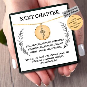 Personalized Next Chapter Necklace, Graduation Gift, New School, New ...